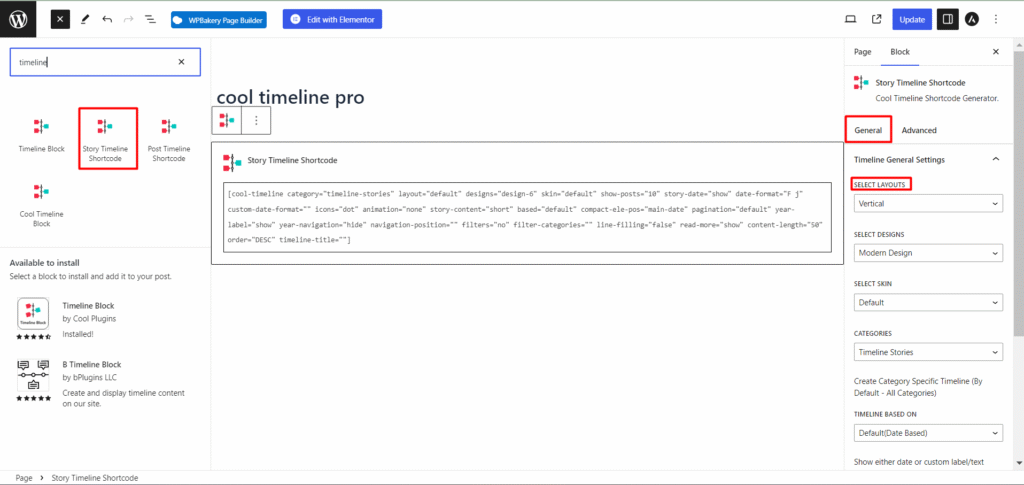 Create Vertical Timelines with Cool Timeline Pro