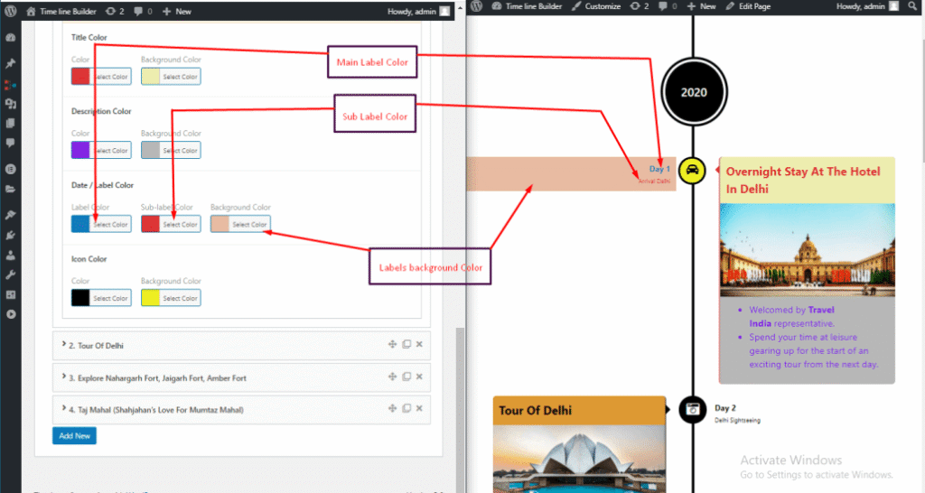 Timeline Builder Advanced Settings - Customize Your Timelines