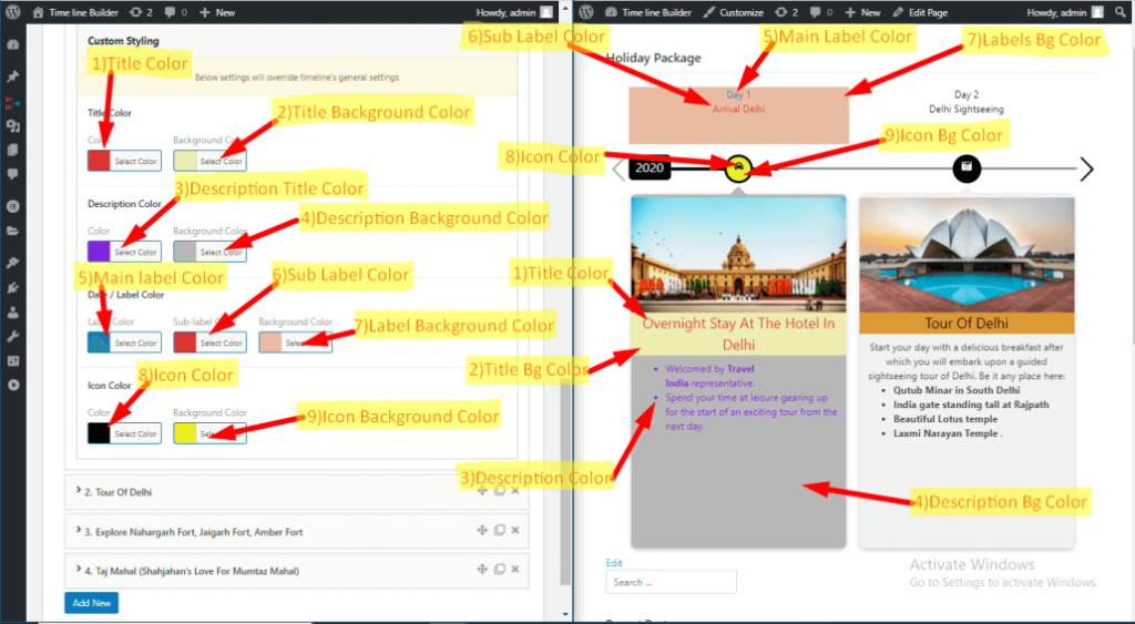 Timeline Builder Advanced Settings - Customize Your Timelines