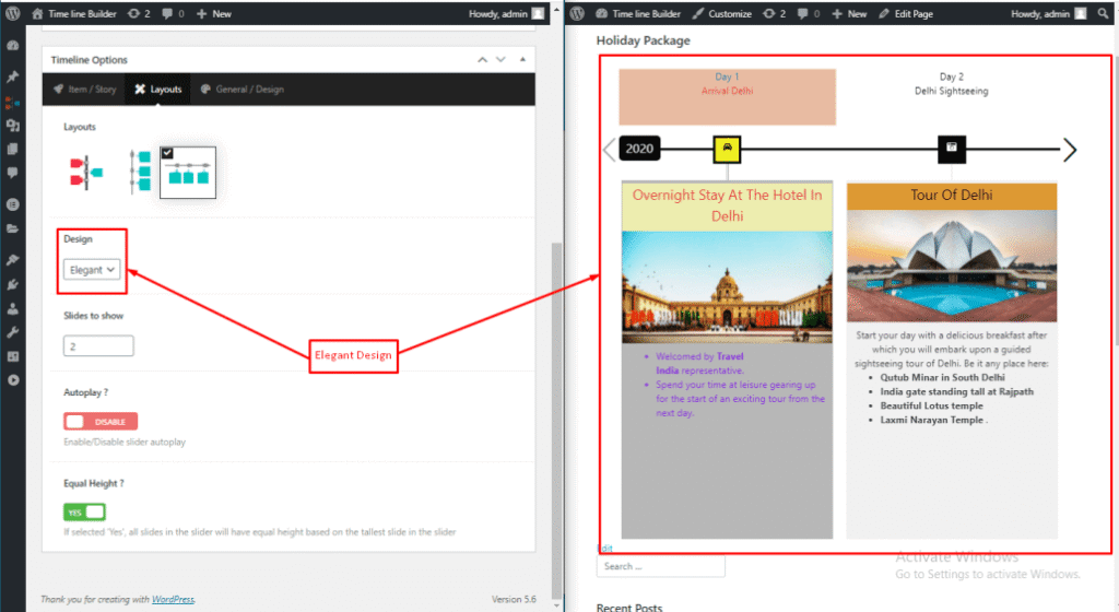 Timeline Builder Layouts - Choose the Best Style for Your Timeline