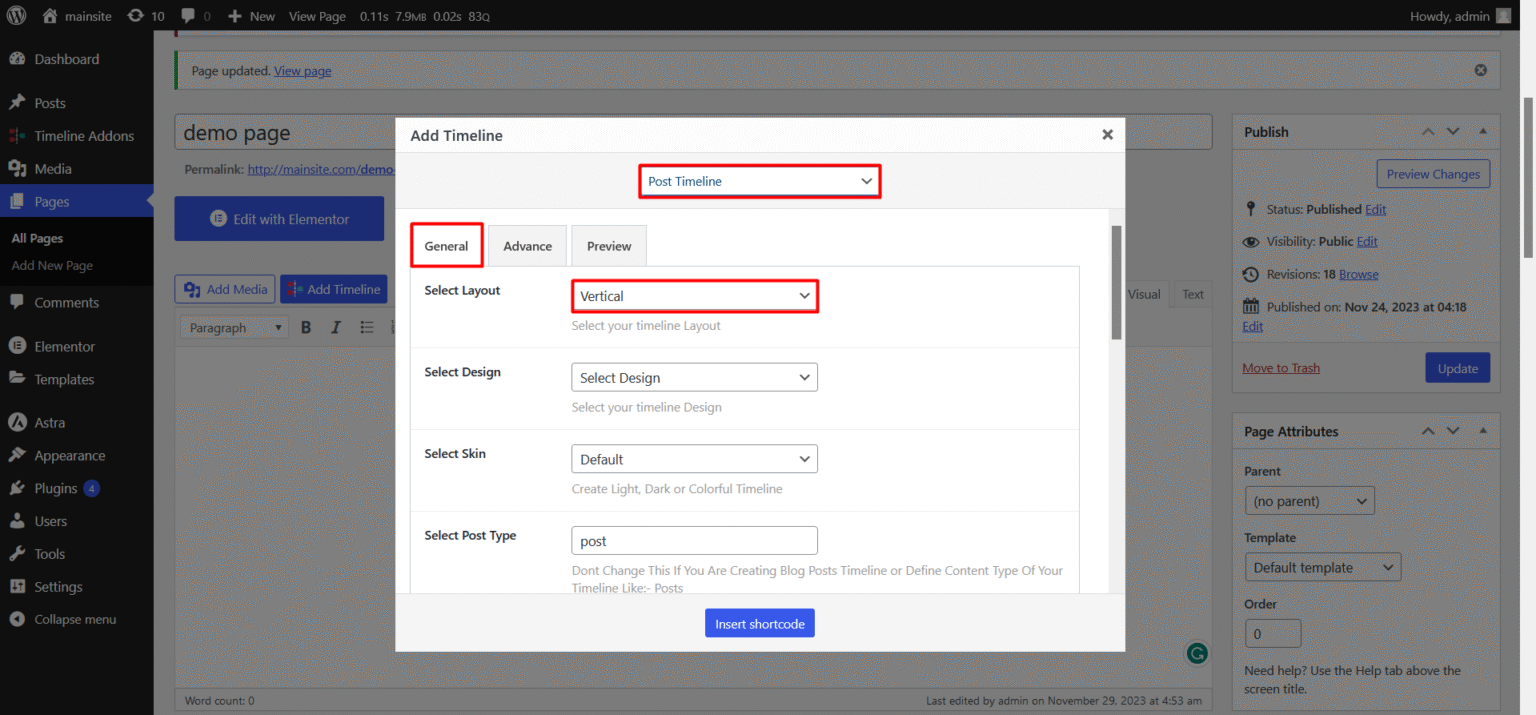 Create Vertical Content Timelines with Cool Timeline Pro