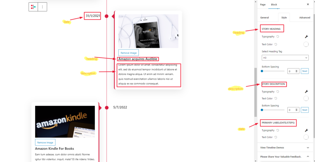 Timeline Widget Vs Timeline Block Comparing Timeline Plugins