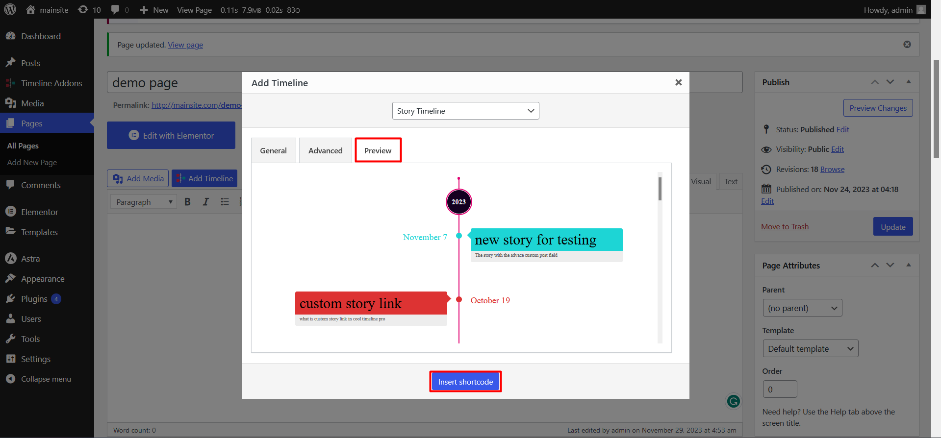 Live Preview In Classic Editor - Cool Timeline Plugins