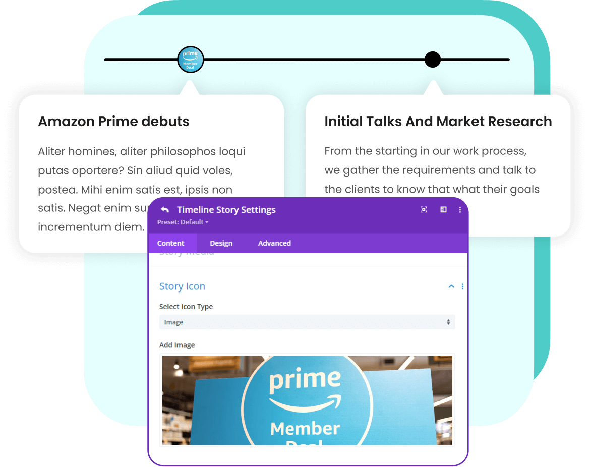 Timeline for Divi Builder: Timeline Module for Divi