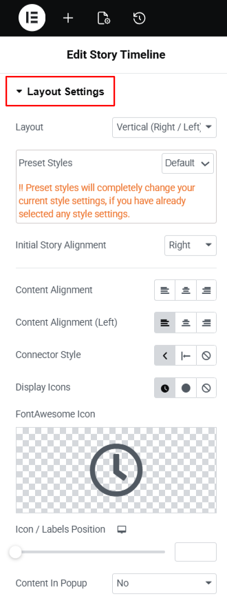 How to Create Story Timeline in Elementor?