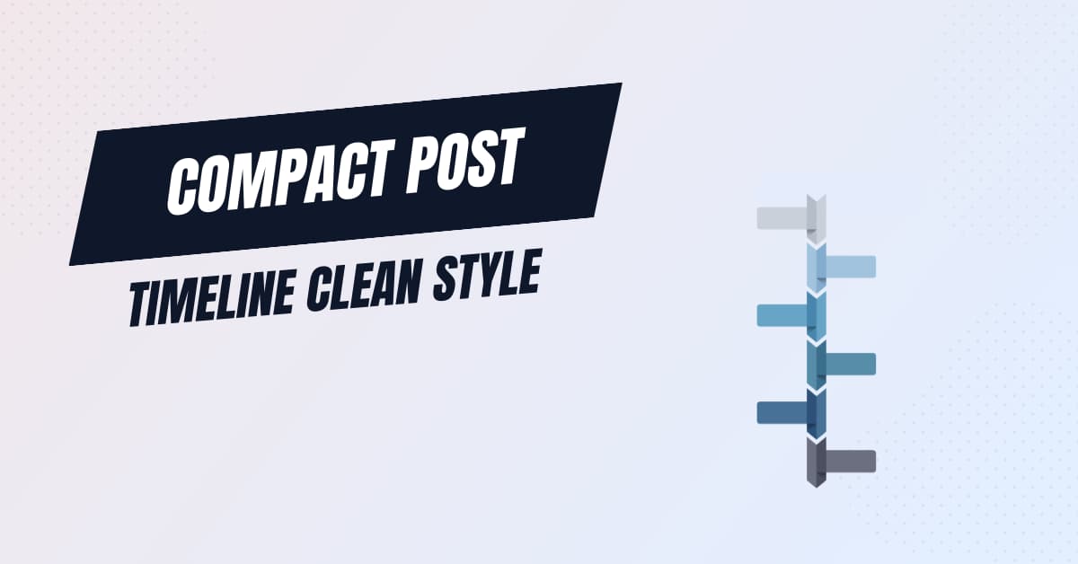 Create Stylish Compact Post Timelines in Elementor