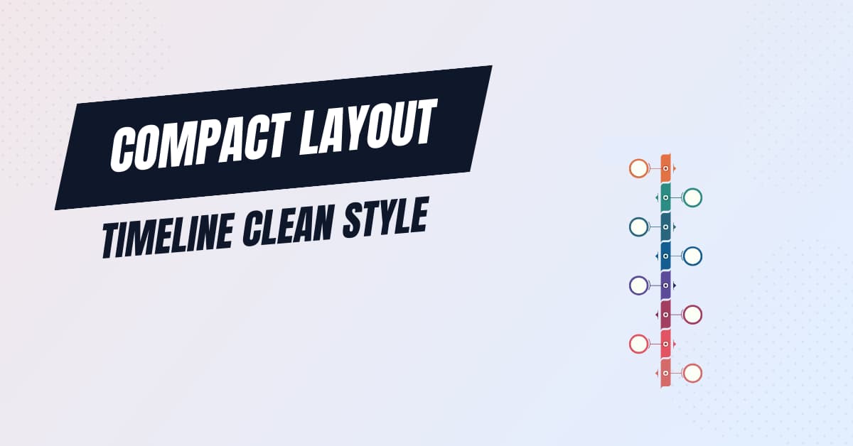 Clean Compact Story Timeline in Elementor