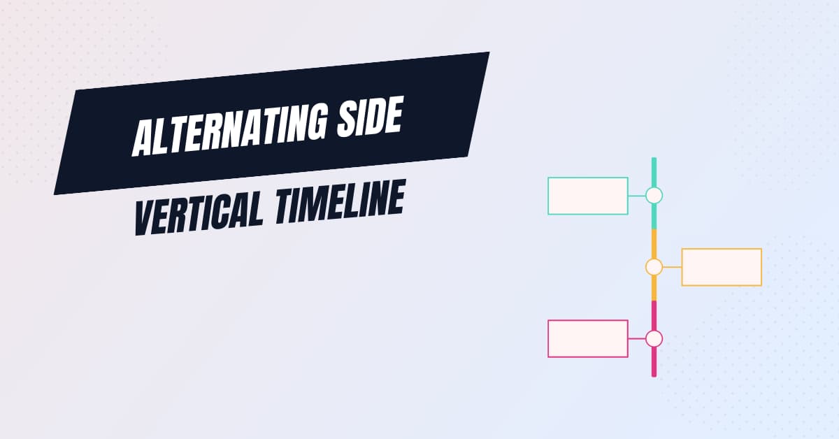 Vertical Alternating Side Timeline – Timeline Block Pro