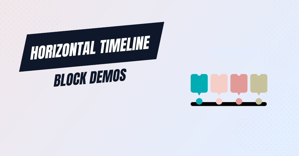 Horizontal Simple Timeline – Cool Timeline