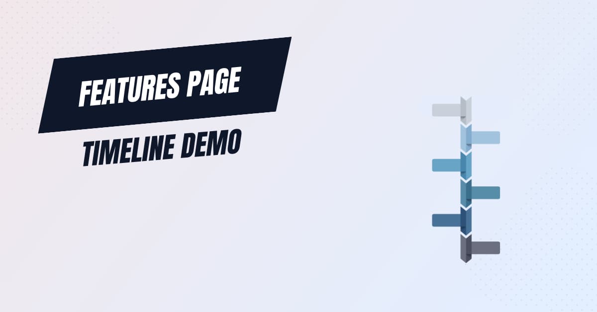 Features Page Timeline Demo – Cool Timeline Pro