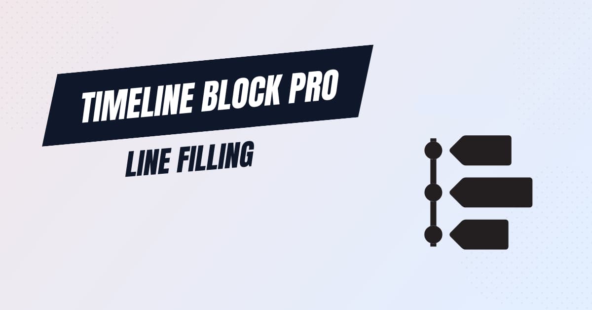 Line Filling Animation Timeline – Timeline Block Pro