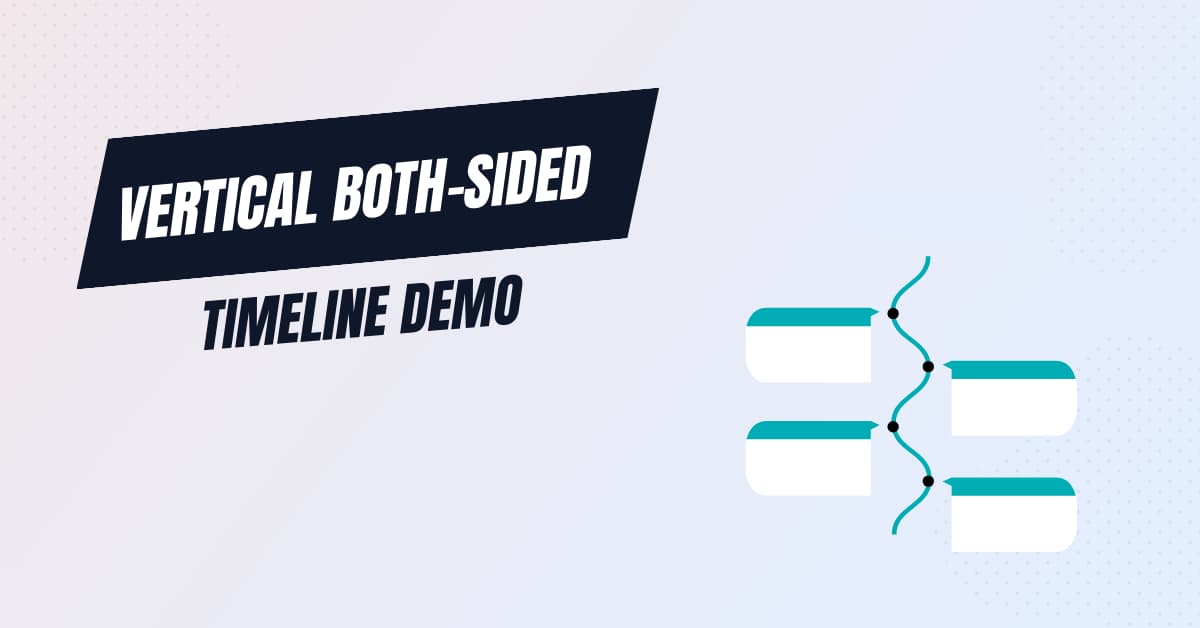 Vertical Both-Side Timeline – Timeline Block Pro
