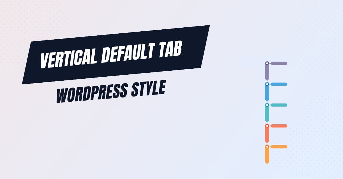 Default Vertical Tabs Timeline in Elementor