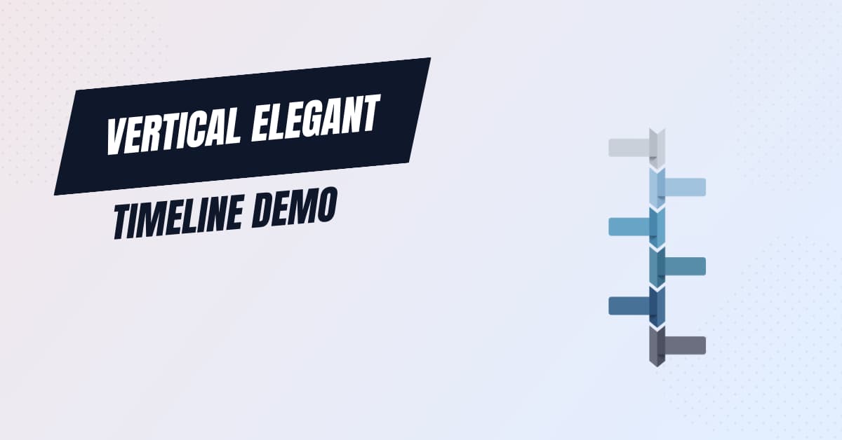 Elegant Vertical Timeline Demo – Cool Timeline Pro